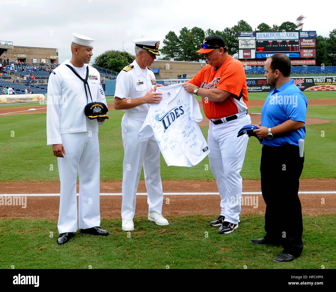 Capt. Karl O. Thomas, commanding officer of USS Abraham Lincoln ...