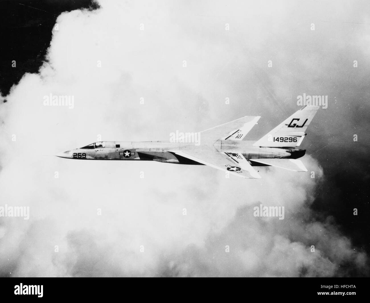 North American A-5A Vigilante of RVAH-3 in flight in May 1964 Stock ...