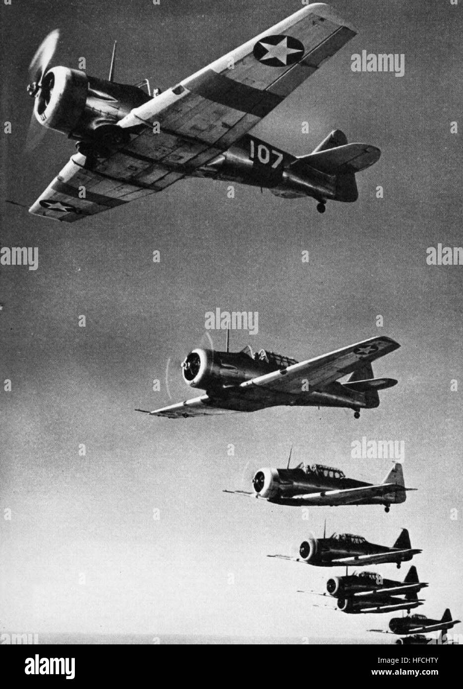 North American SNJs NAN1Aug43 Stock Photo - Alamy