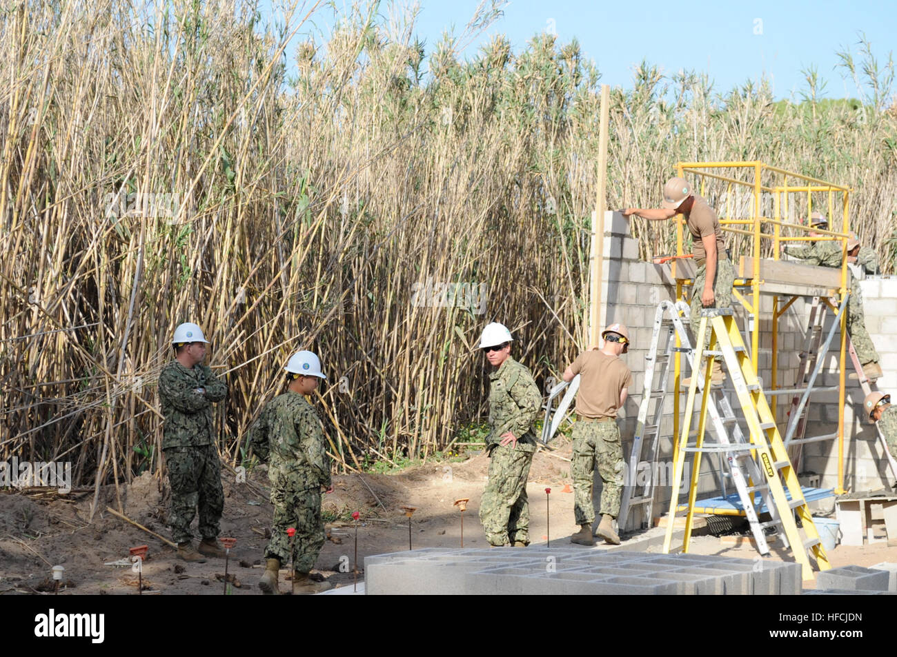 Seabees assigned to Naval Mobile Construction Battalion 3 Delta company ...