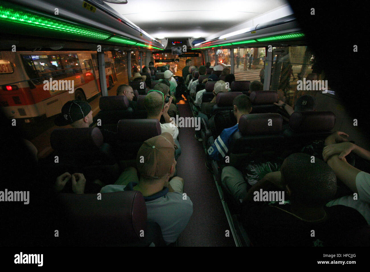 Sailors assigned to the Nimitz-class aircraft carrier USS Ronald Reagan ...