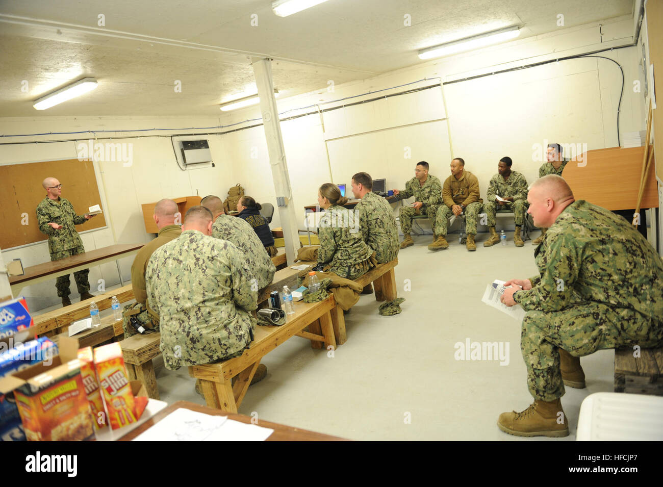 Seabees from Naval Mobile Construction Battalion 1 attend chapel ...
