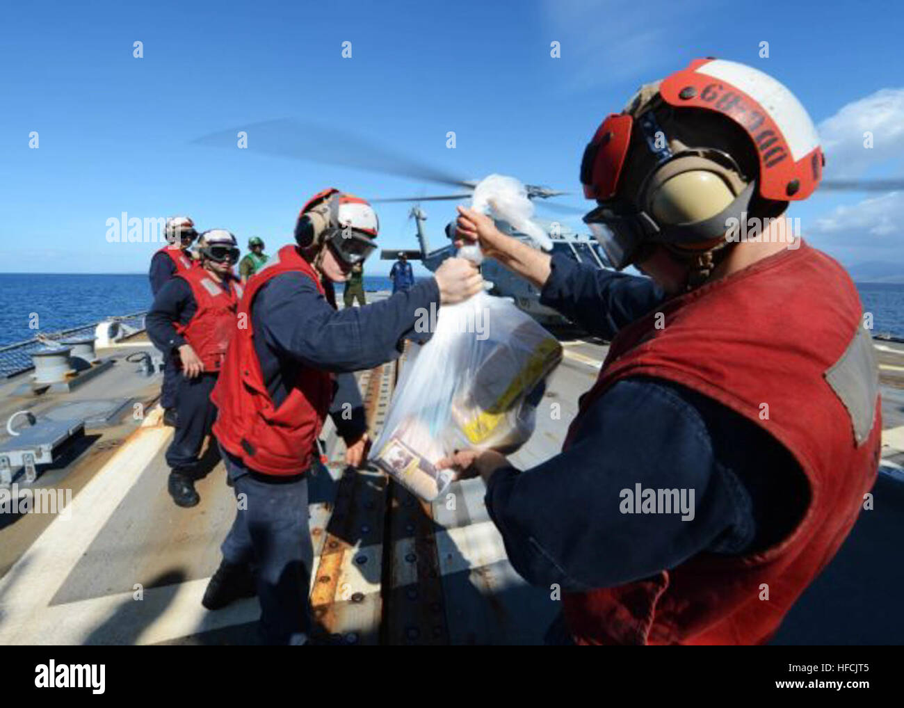 Sailors from the "Warlords" of Helicopter Maritime Strike Squadron (HSM ...
