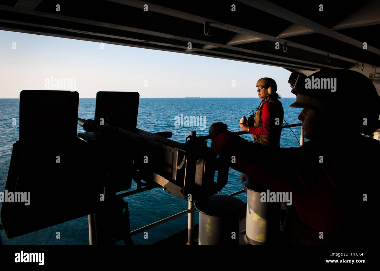 Aviation Ordnanceman Airman Stephanie Romero, left, stands phone talker ...