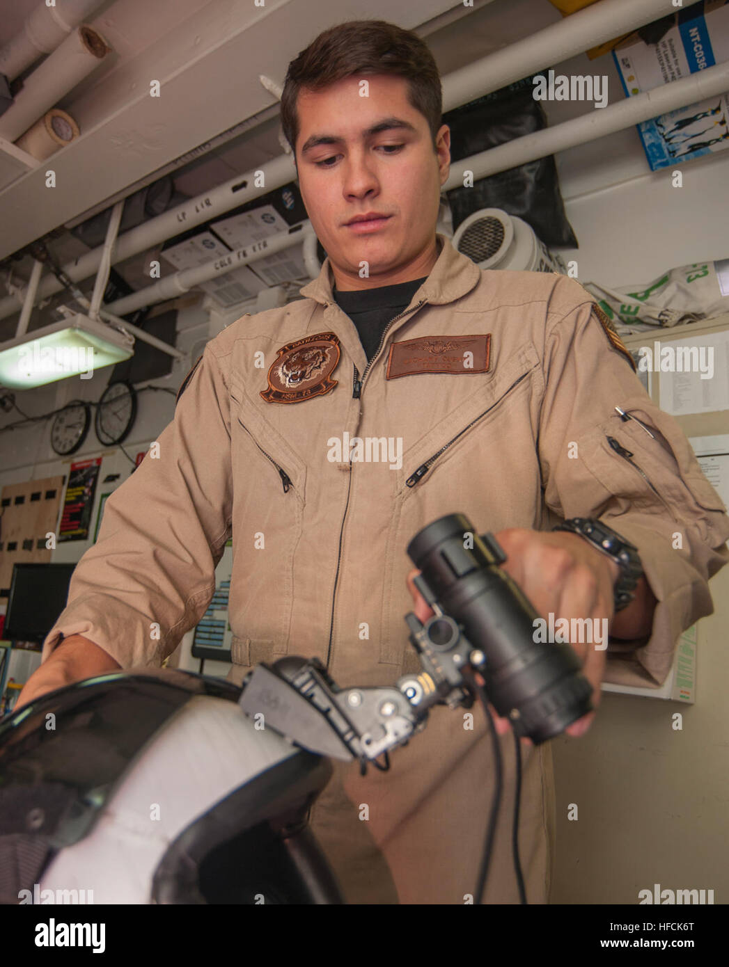 Lt. j. g. Zach Duenas, assigned to the Battle Cats of Helicopter ...