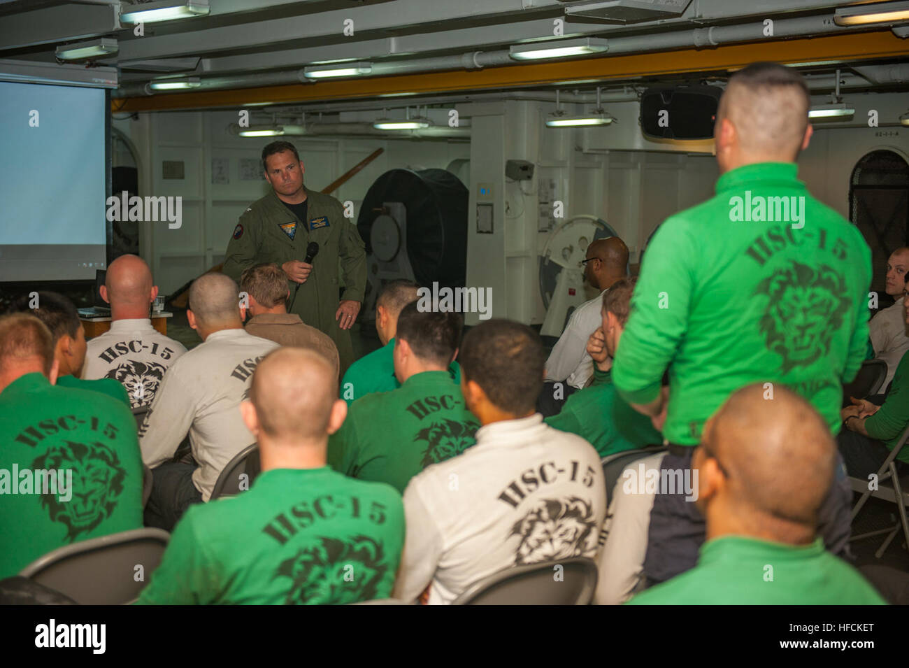 Commander of helicopter sea combat wing pacific hi-res stock ...