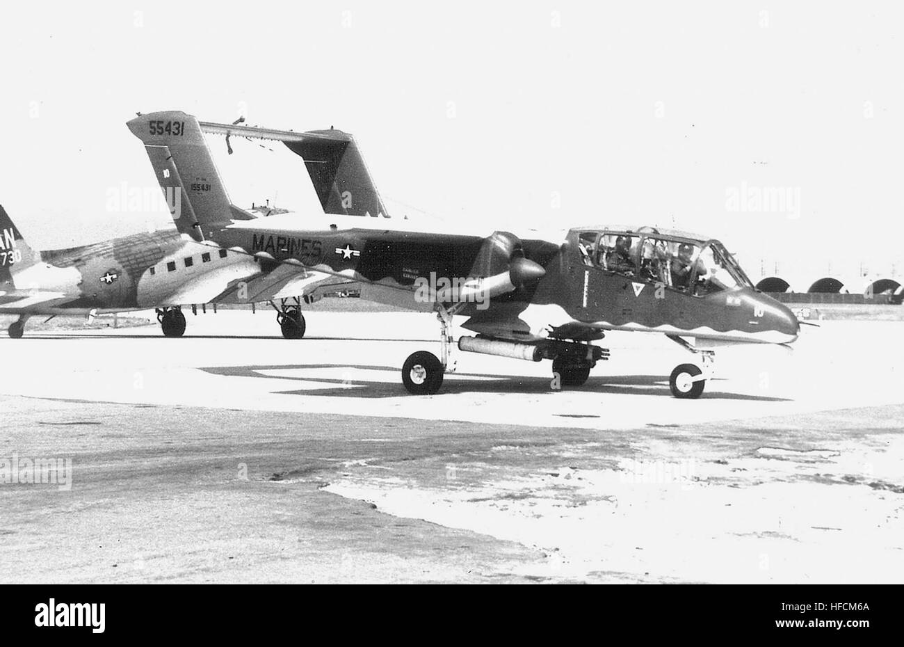 OV-10A Bronco VMO-2 at Da Nang c1970 Stock Photo - Alamy