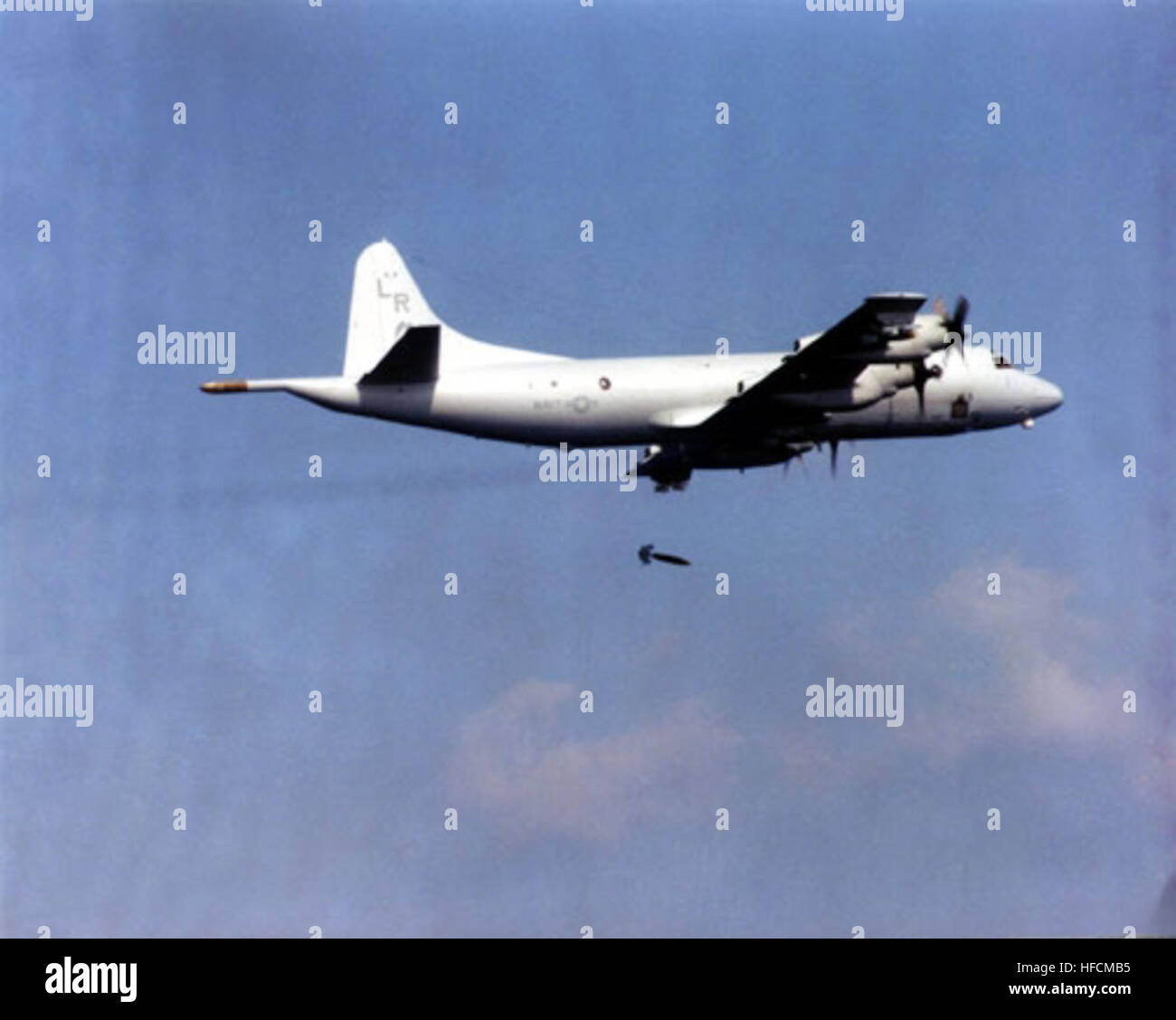 P-3C VP-24 dropping bomb 1992 Stock Photo - Alamy