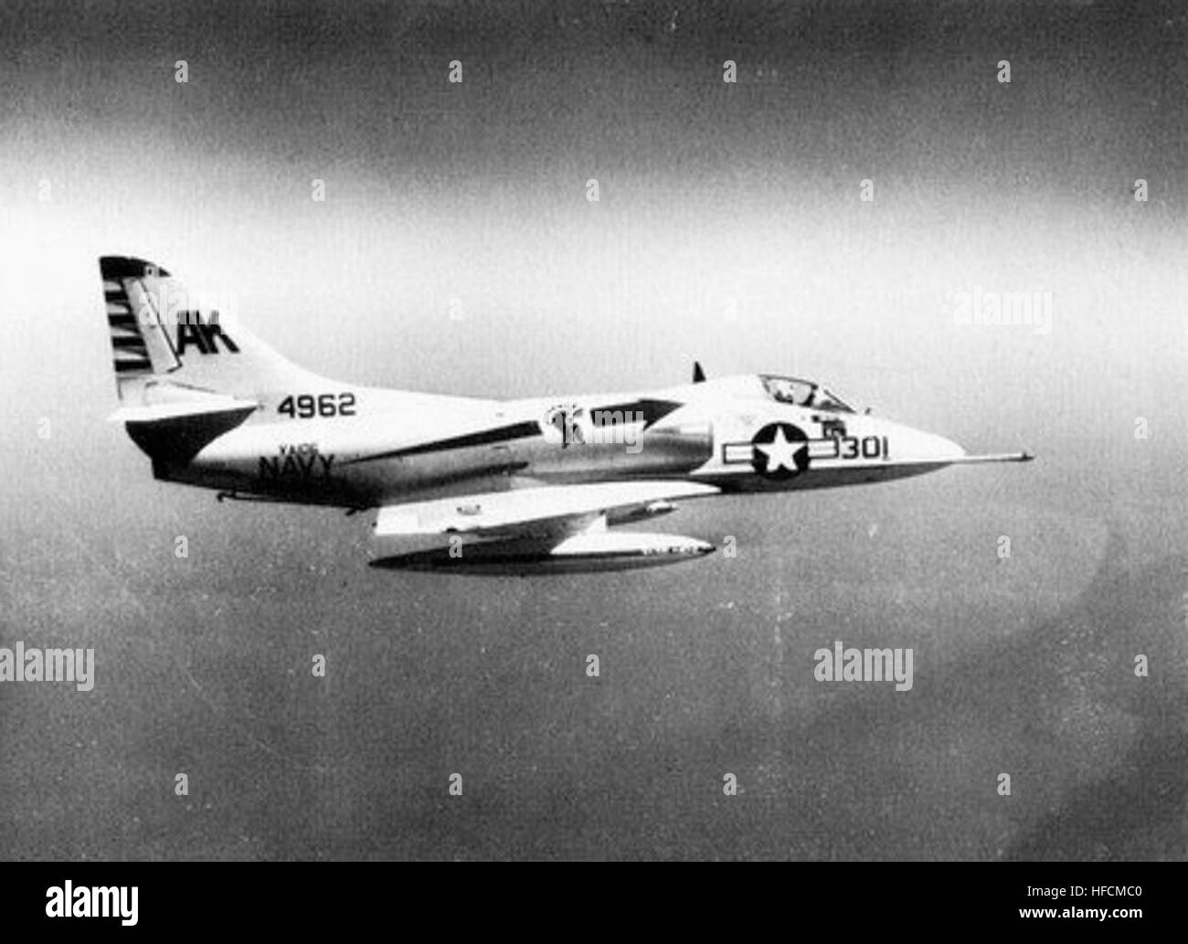 A4D-2 Skyhawk from VA-106 in flight c1959 Stock Photo - Alamy