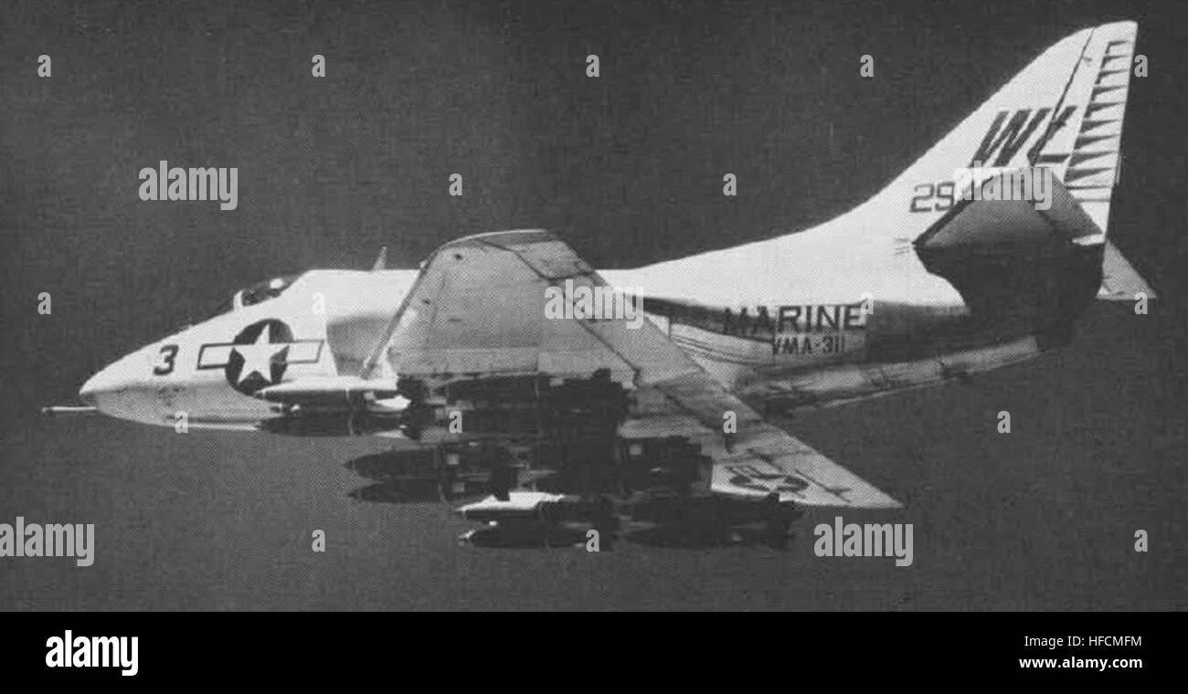 A4D-2 VMA-311 18 250lb bombs NAN10-60 Stock Photo - Alamy
