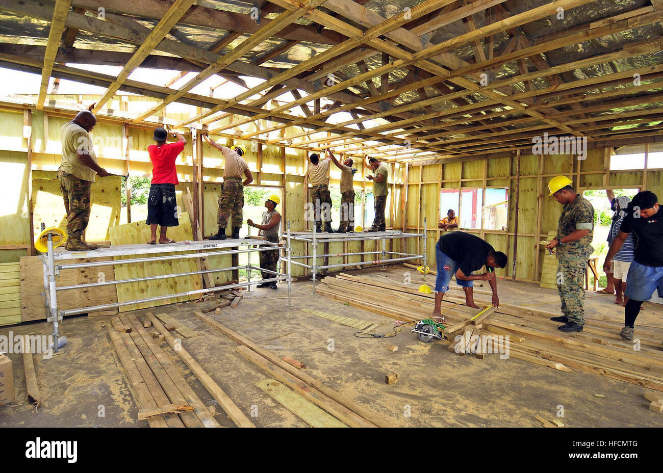 Seabees from Amphibious Construction Battalion 1, engineers from the ...