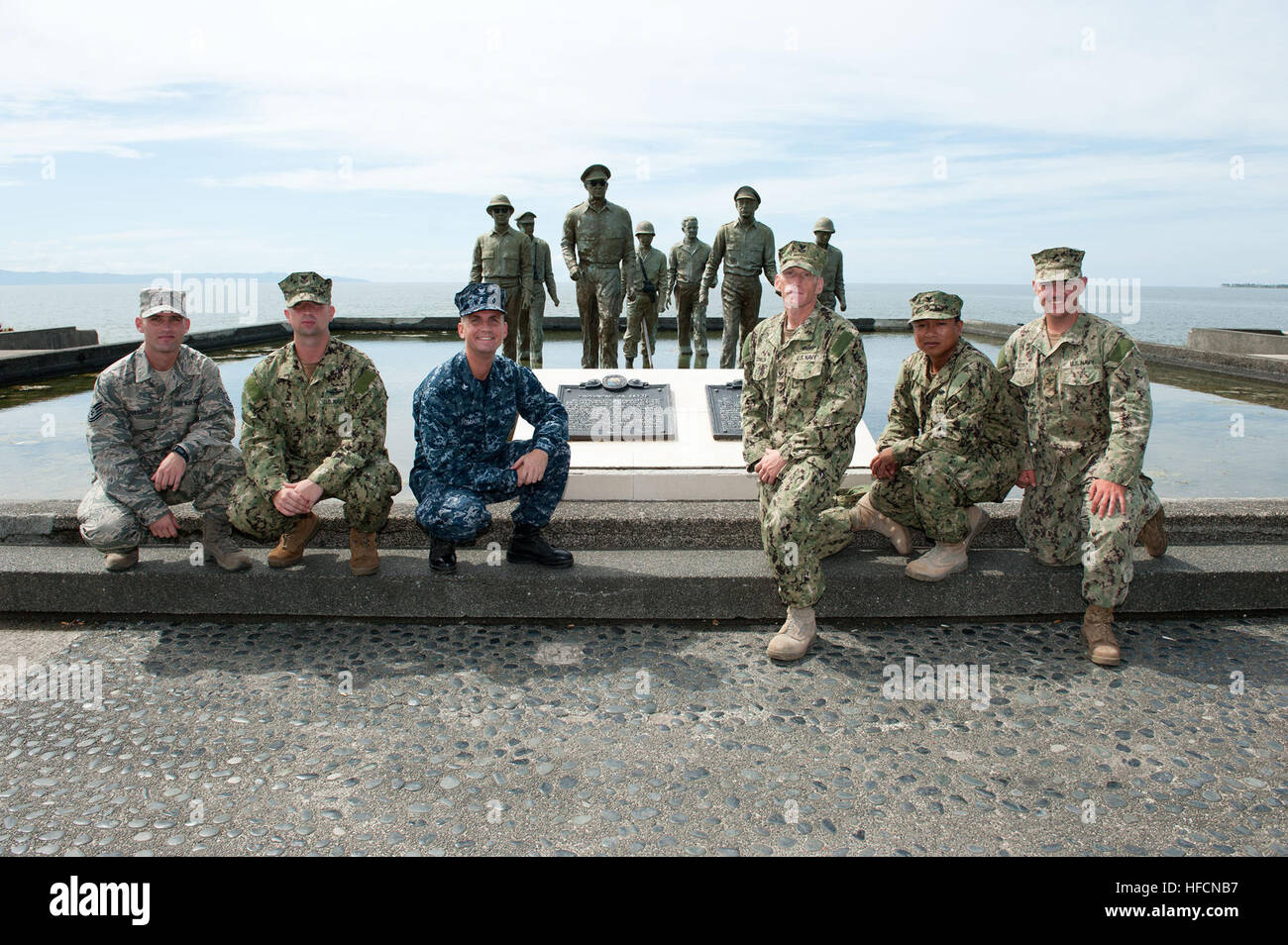 From left, U.S. Air Force Tech. Sgt. Alexander Tressler, Navy Hospital ...