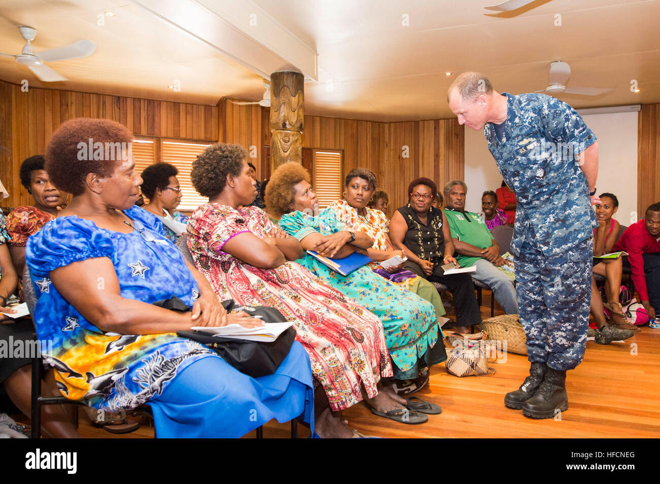 RAPOPO, Papua New Guinea (July 7, 2015) Capt. Christopher Engdahl ...