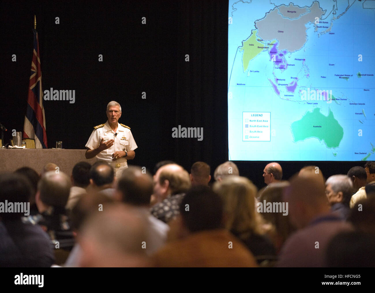 Adm. Samuel J. Locklear III, commander of U.S. Pacific Command, speaks ...