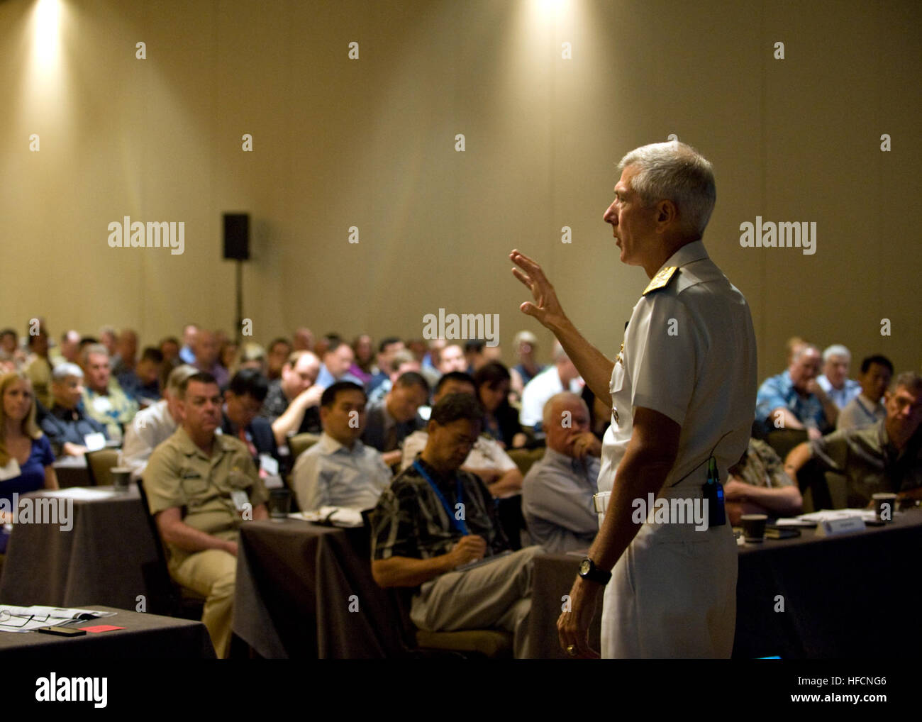 Adm. Samuel J. Locklear III, commander of U.S. Pacific Command, speaks ...