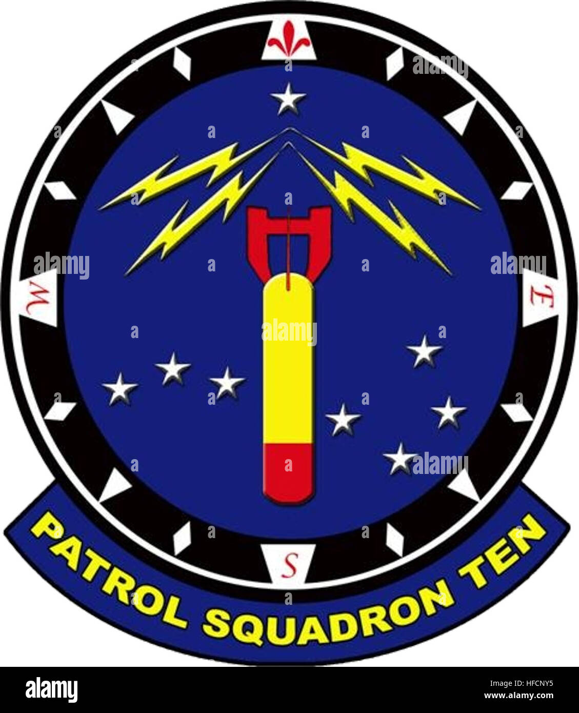 Patrol Squadron 10 (US Navy) insignia 2016 Stock Photo - Alamy