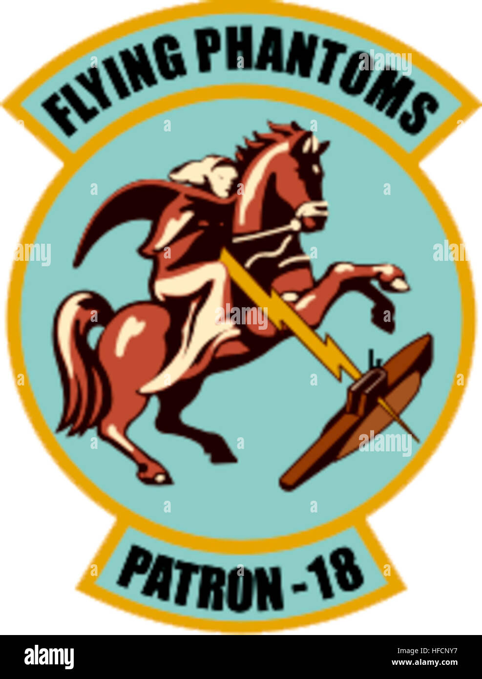Patrol Squadron 18 (US Navy) insignia 1961 Stock Photo - Alamy