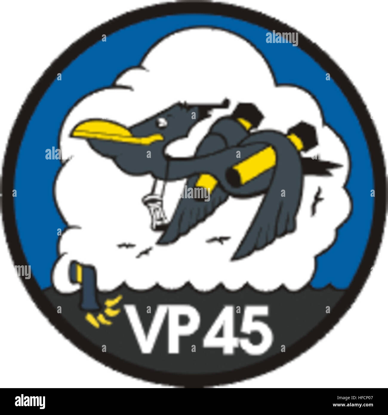 Patrol Squadron 45 (US Navy) insignia 1949 Stock Photo - Alamy