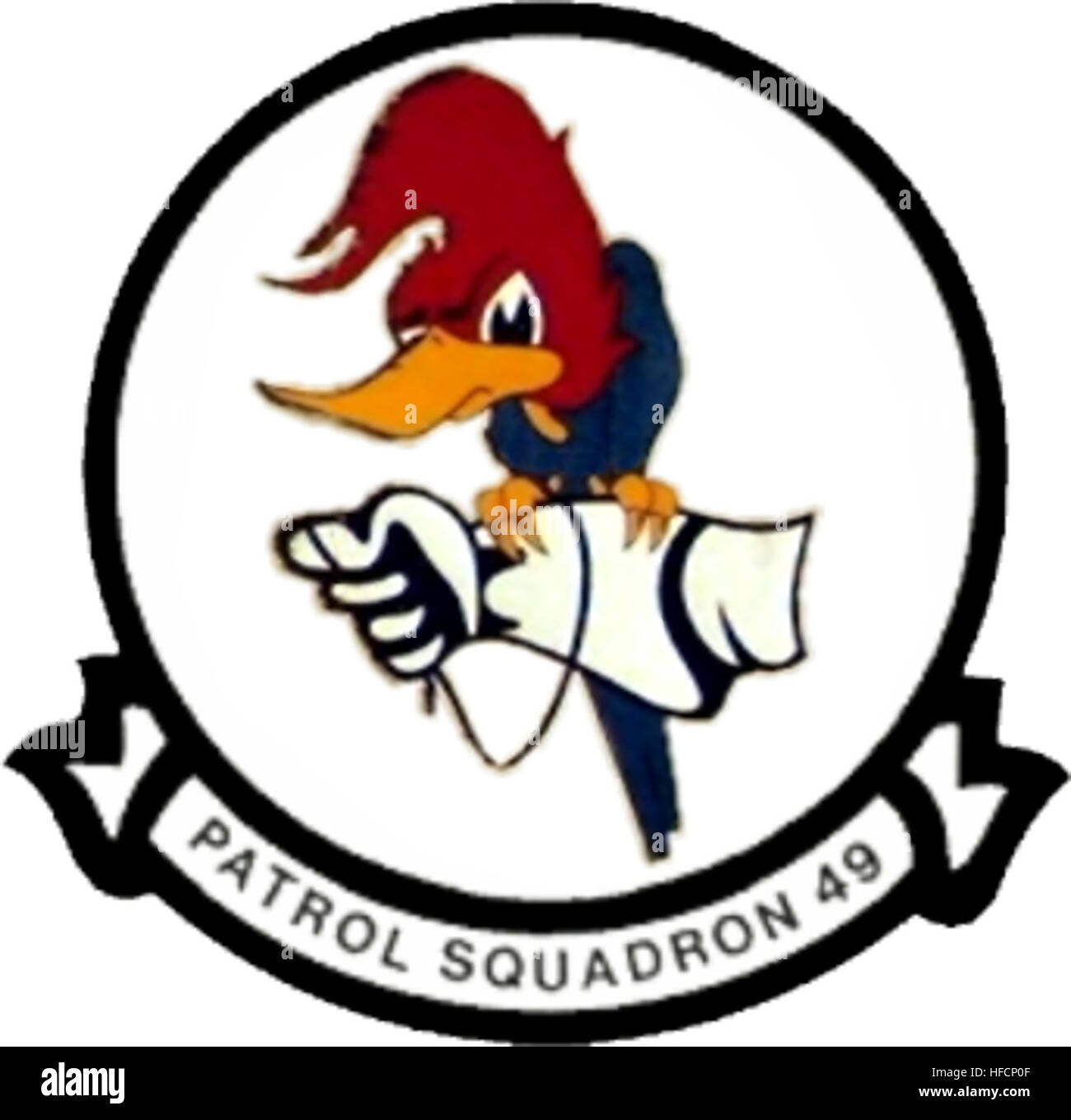 Patrol Squadron 49 (US Navy) insignia 1984 Stock Photo - Alamy