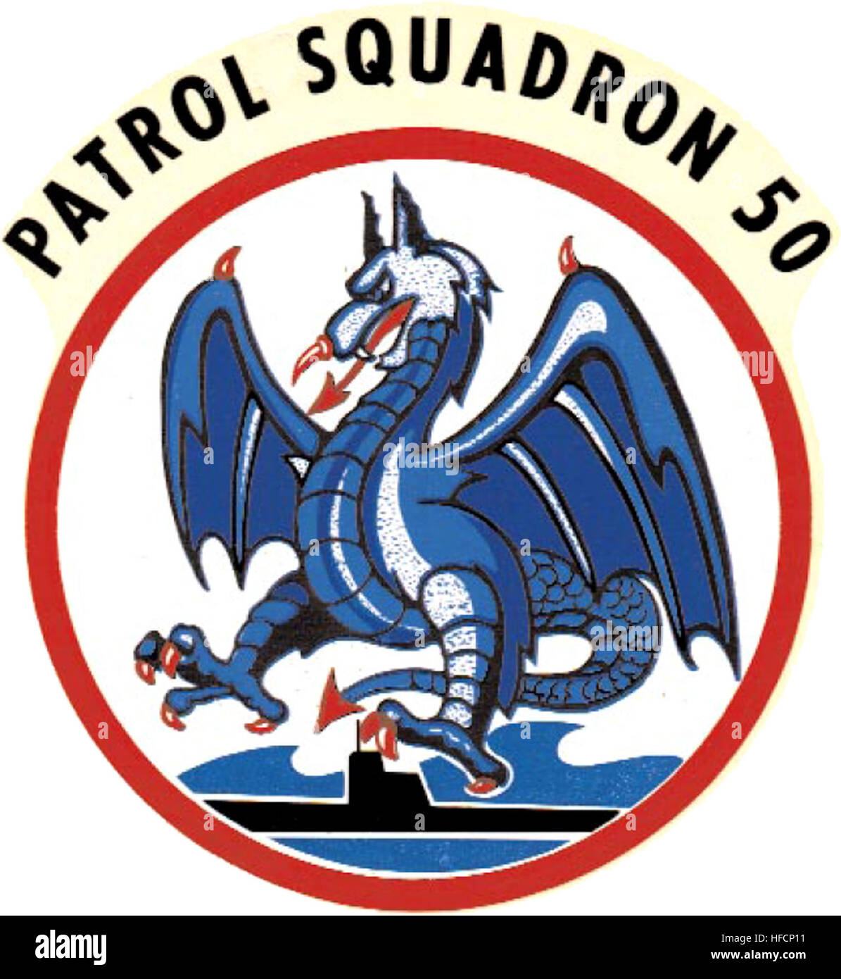 Patrol Squadron 50 (US Navy) insignia 1953 Stock Photo - Alamy