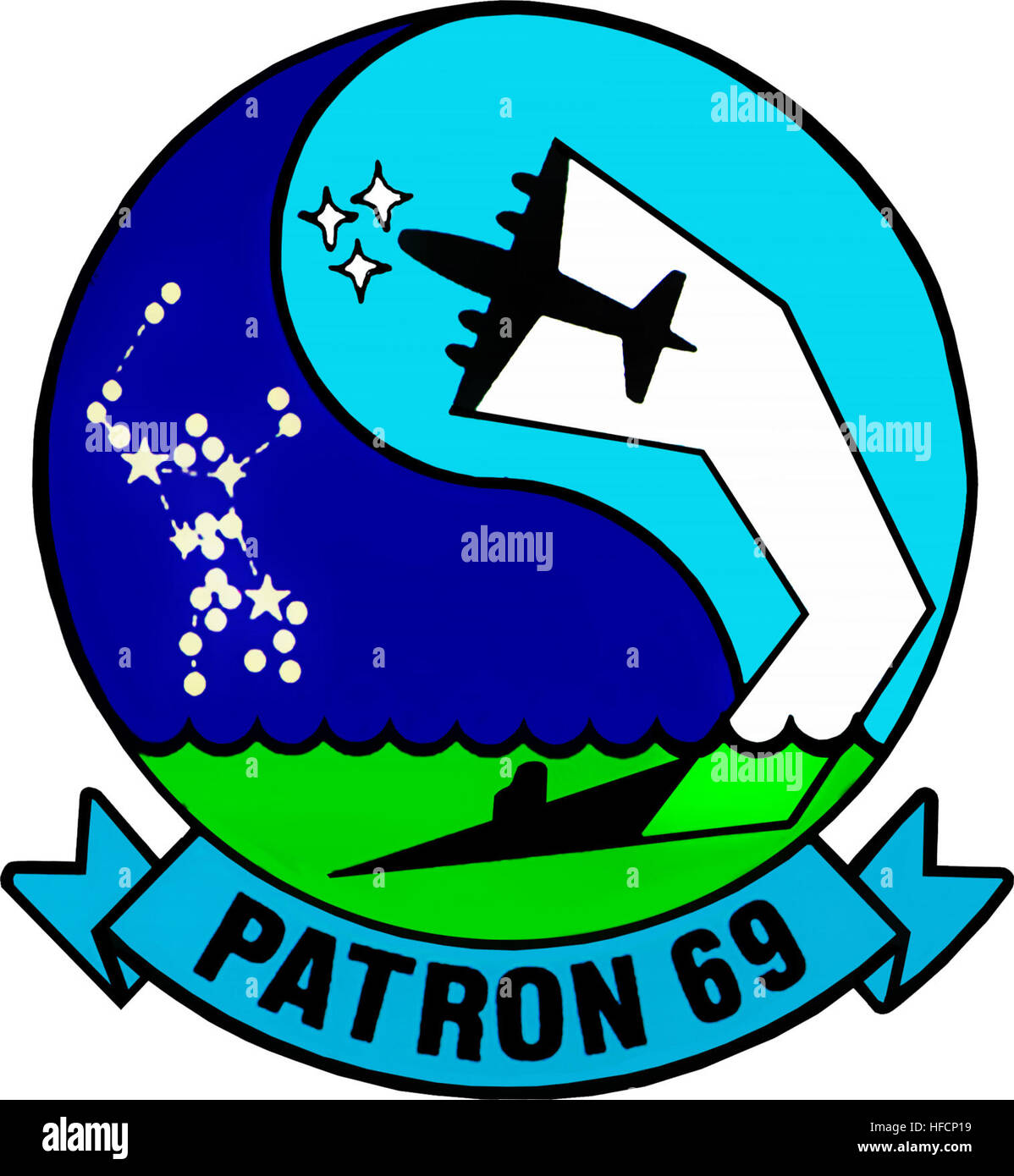 Patrol Squadron 69 (US Navy) insignia 1971 Stock Photo - Alamy