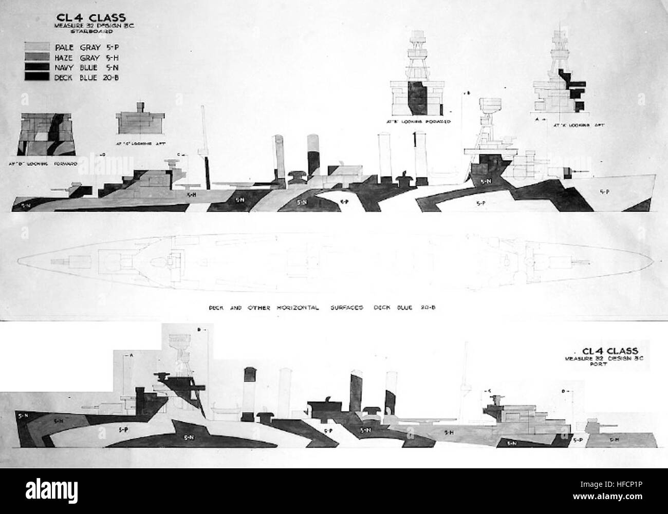 Pattern sheet, MS-32 3C for Omaha class Stock Photo - Alamy