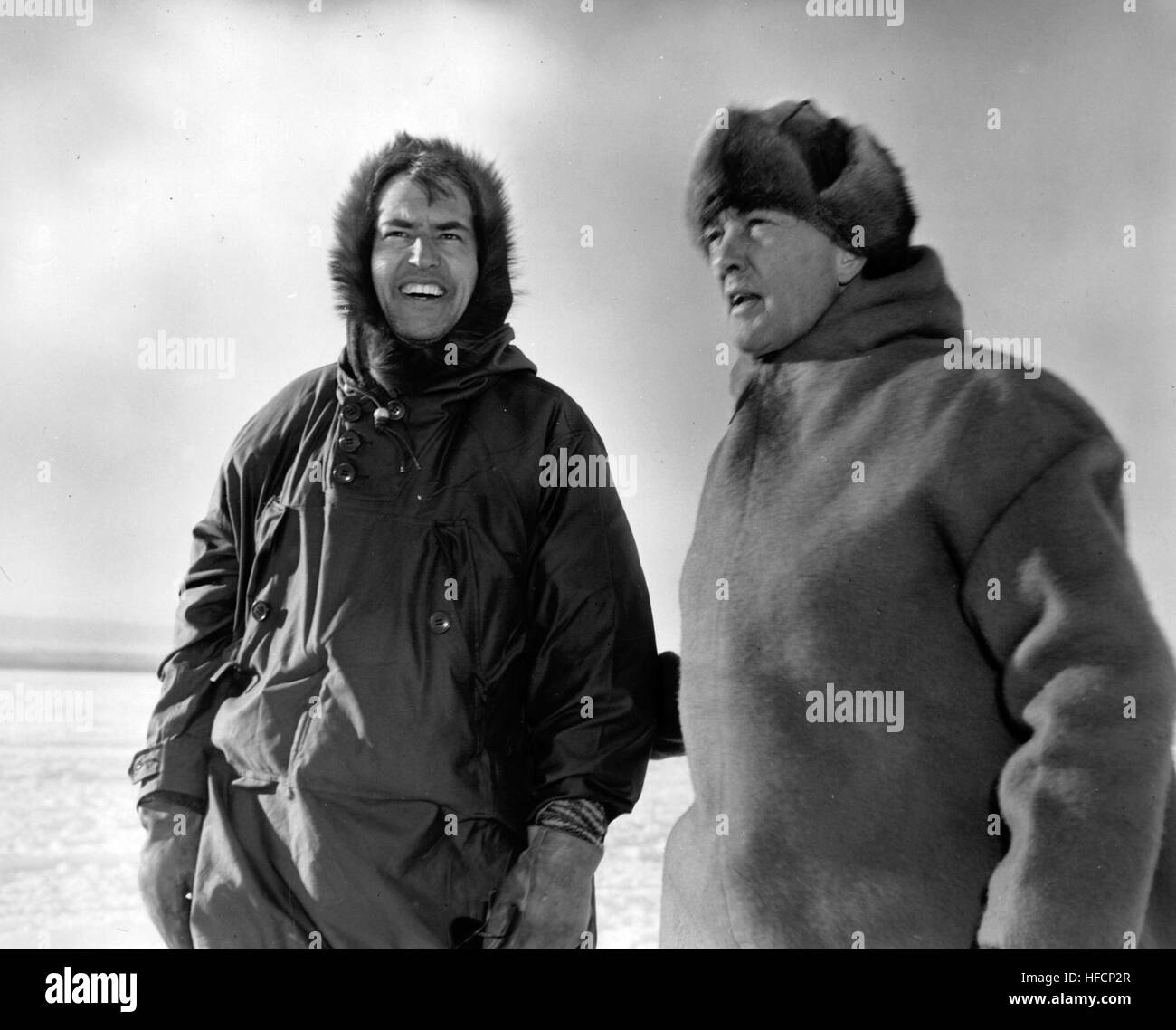 Polar exploration expedition Black and White Stock Photos & Images - Alamy