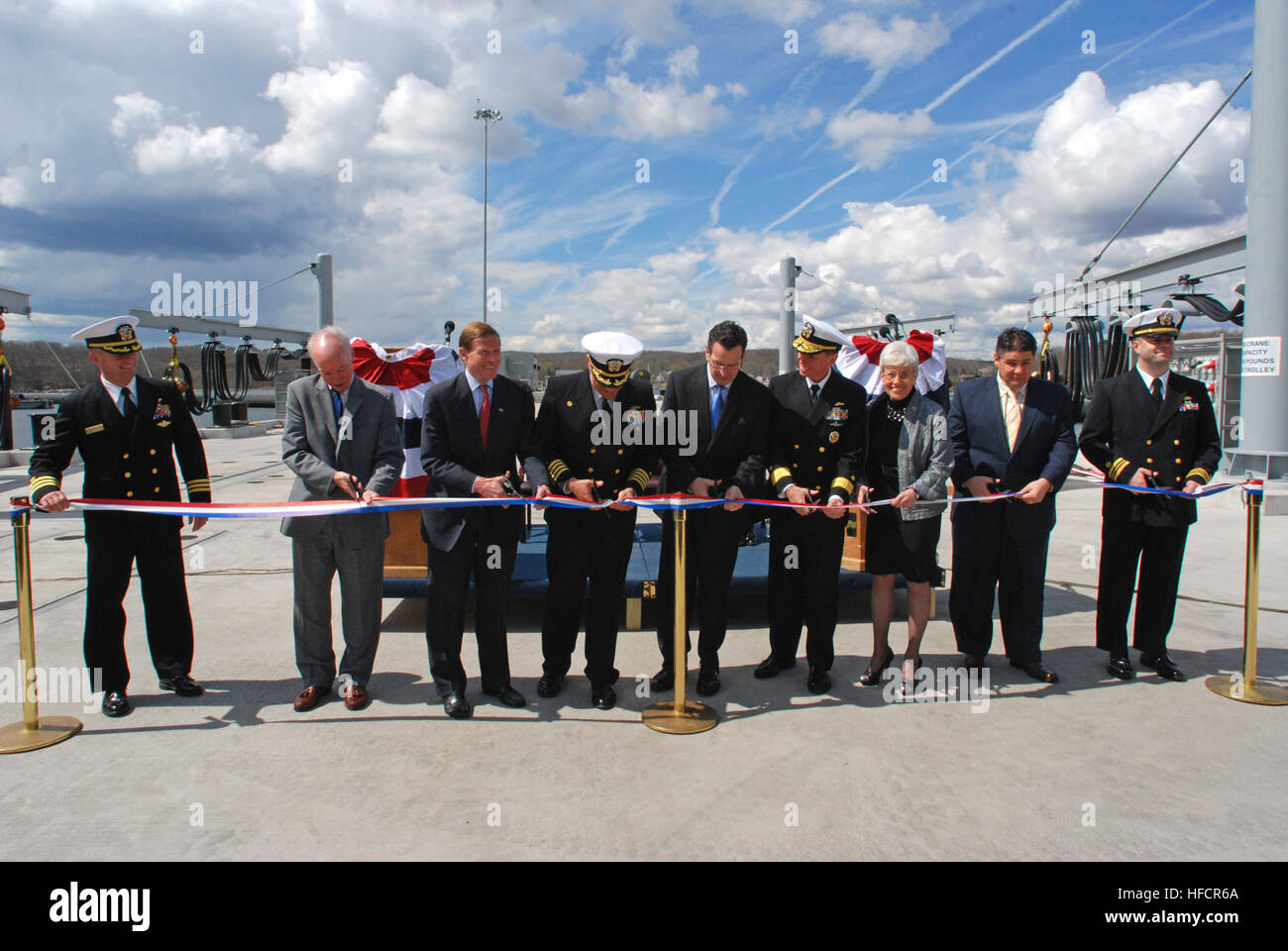 Pier 31 at Naval Submarine Base New London officially opens, providing ...