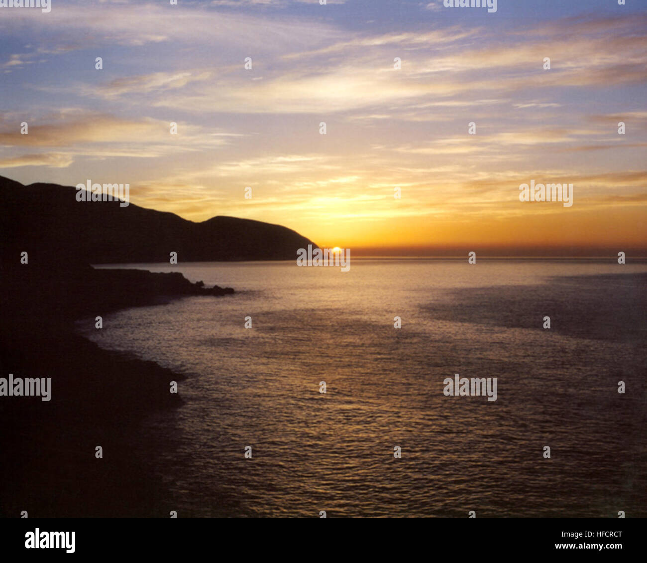 Point Mugu, California, at sunset Stock Photo - Alamy
