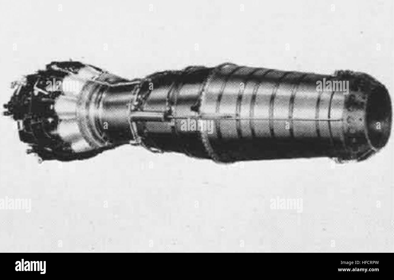 Pratt Whitney J48 engine 1950 Stock Photo - Alamy