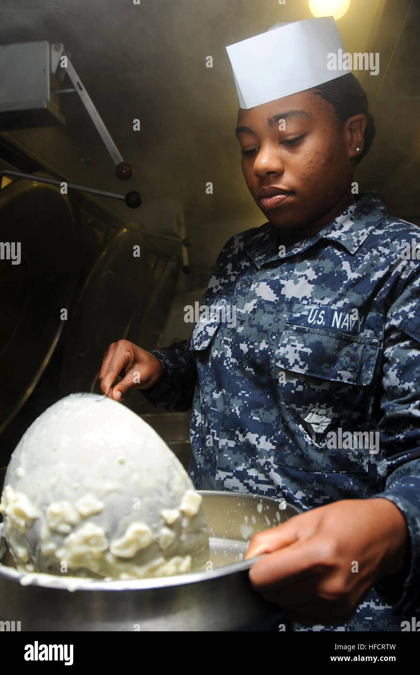 Culinary Specialist Seaman Recruit Leshannen Strickland, from Jackson ...