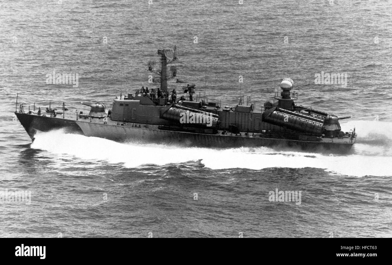 Project 205-ER Cuban missile boat in 1984 Stock Photo - Alamy
