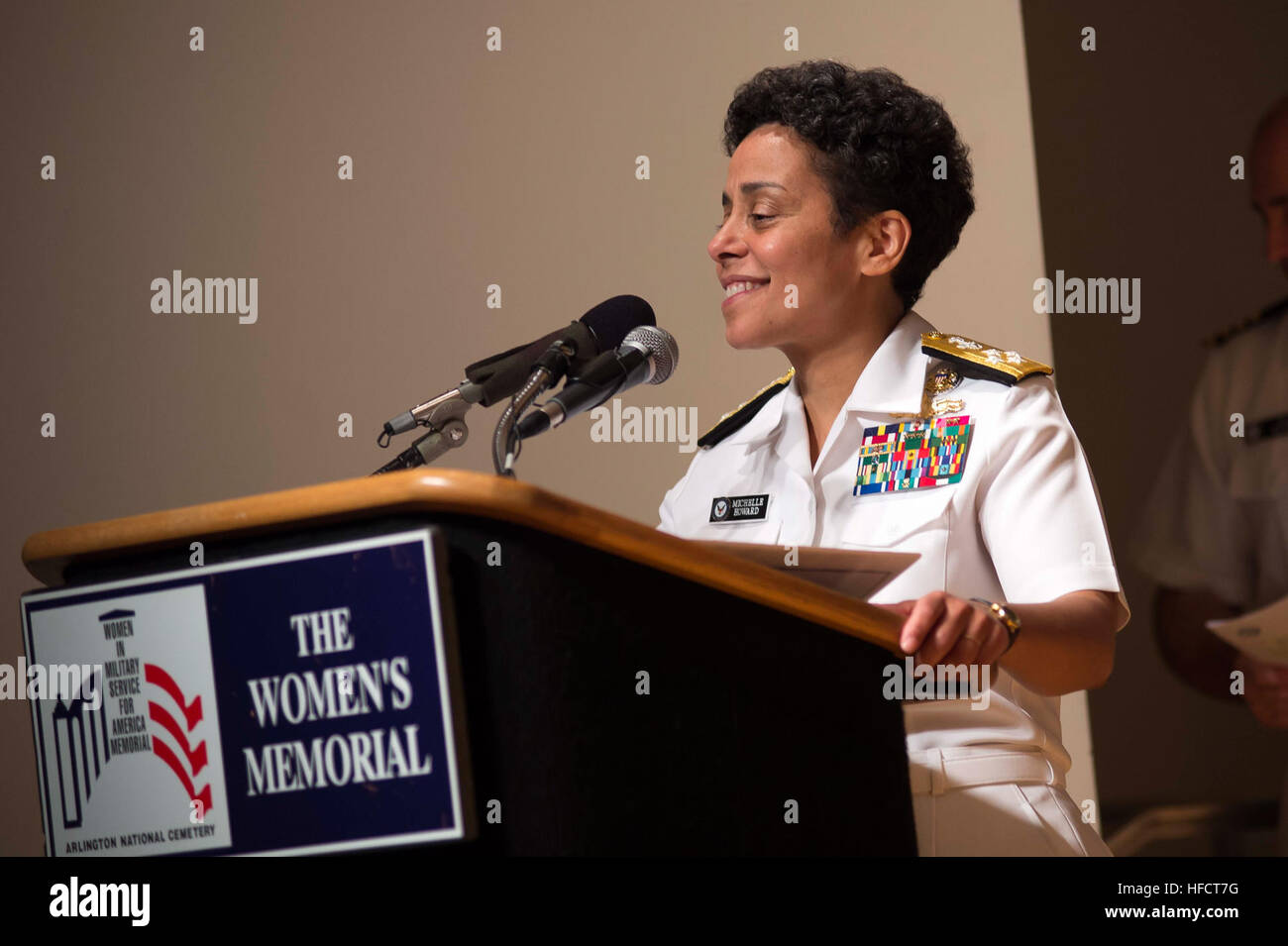 Adm. Michelle Howard thanks her family, friends, and shipmates ...