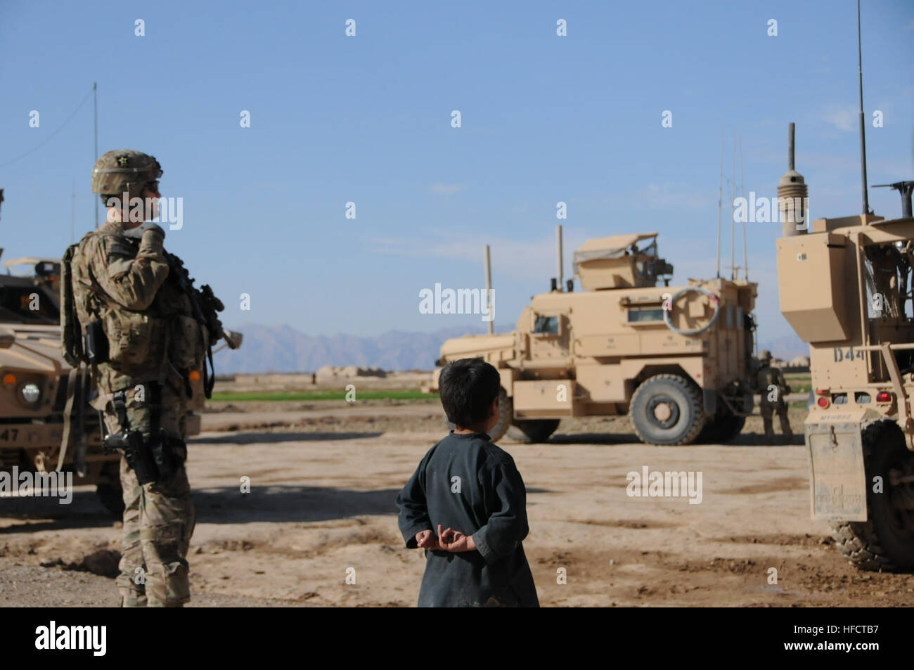 U.S. Army Sgt. Sean Luhmann, a security force team member from ...