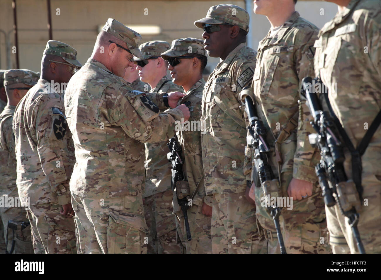 U.S. Army Col. Michael Getchell, Brigade Commander of 4-2 Stryker ...