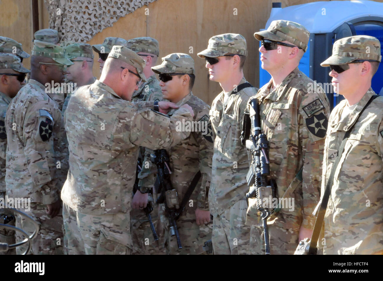 U.S. Army Col. Michael Getchell, Brigade Commander of 4-2 Stryker ...
