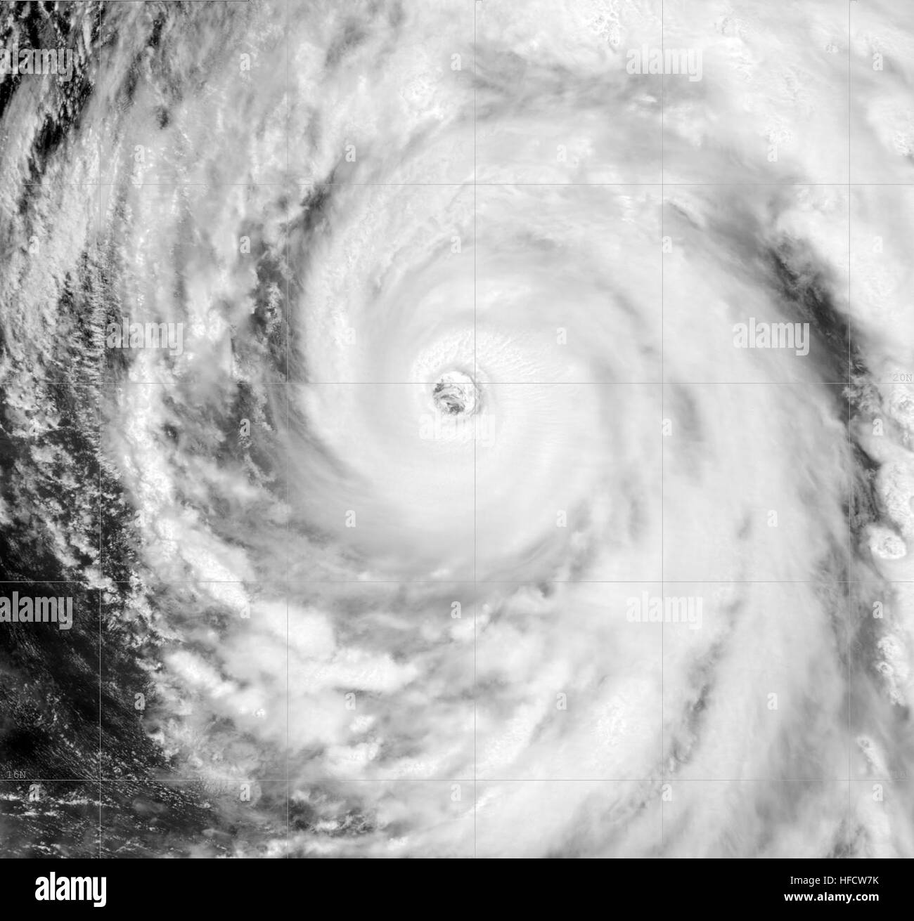 Naval research and observation operations monitor Typhoon Rammasun ...