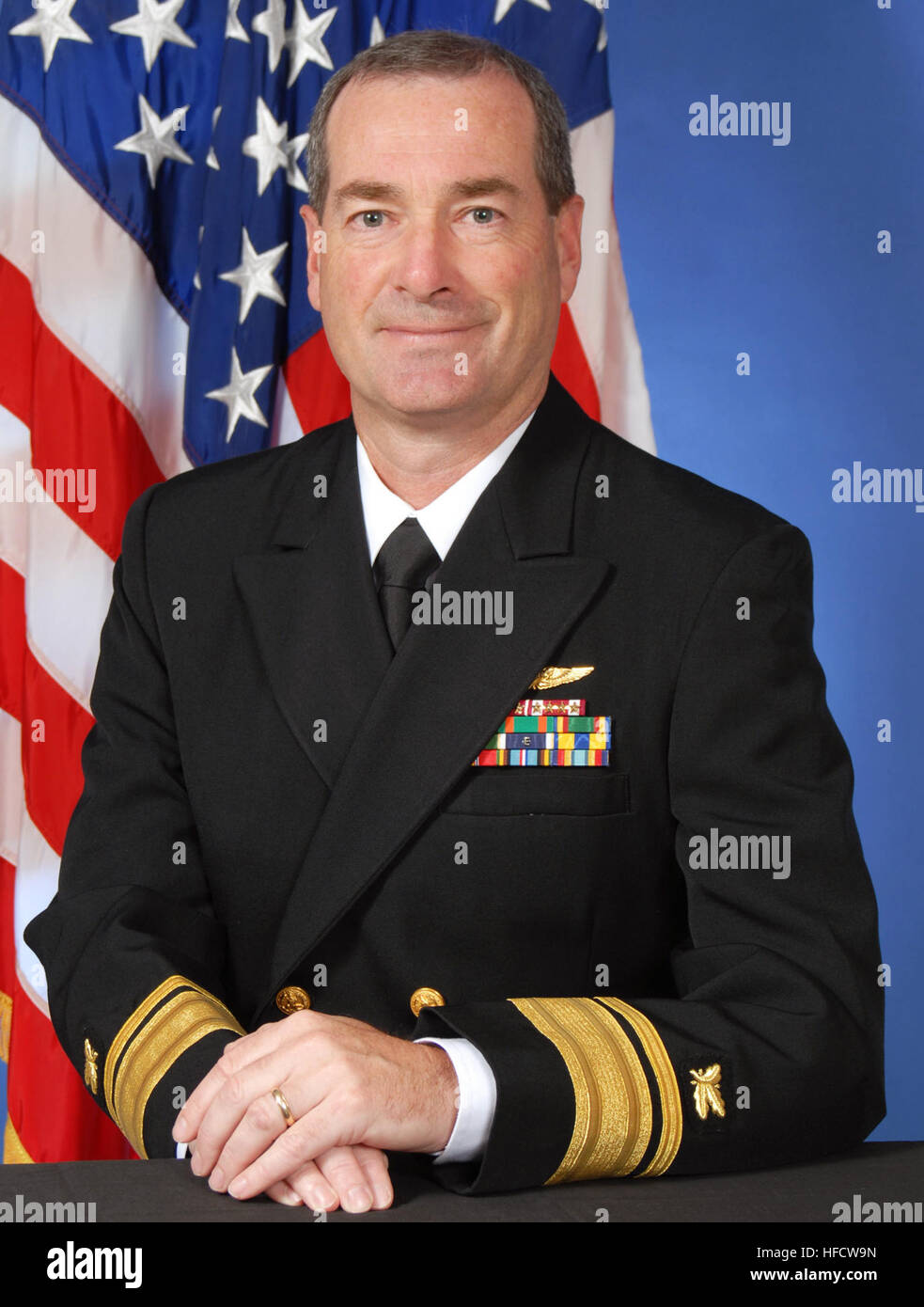 Raymond E. Berube, United States Navy Rear Admiral, official photo ...