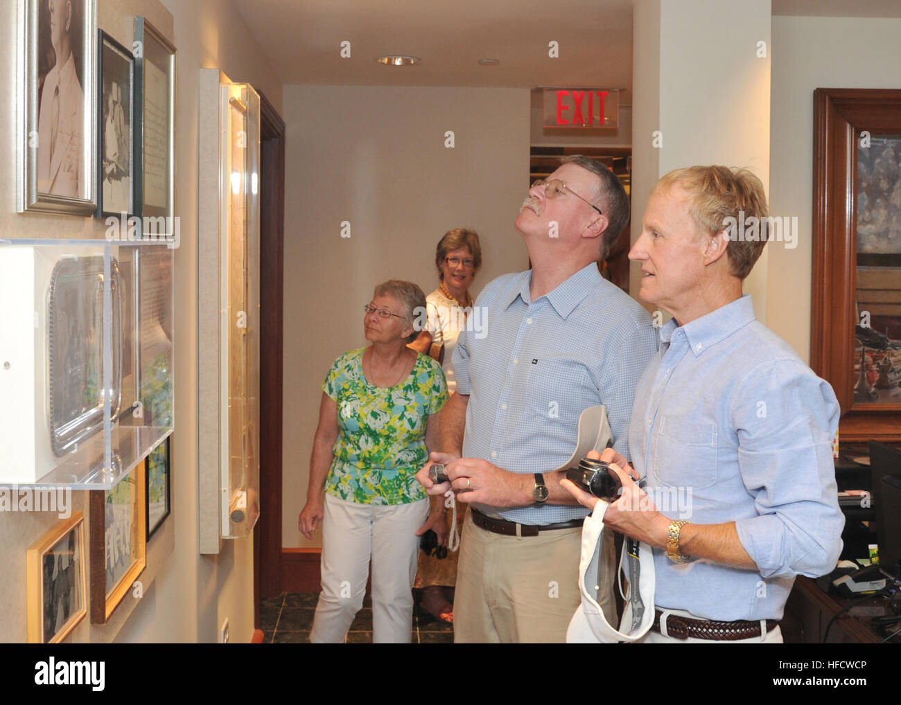 (From right to left) Chester Nimitz Lay and Richard Lay, grandsons of ...