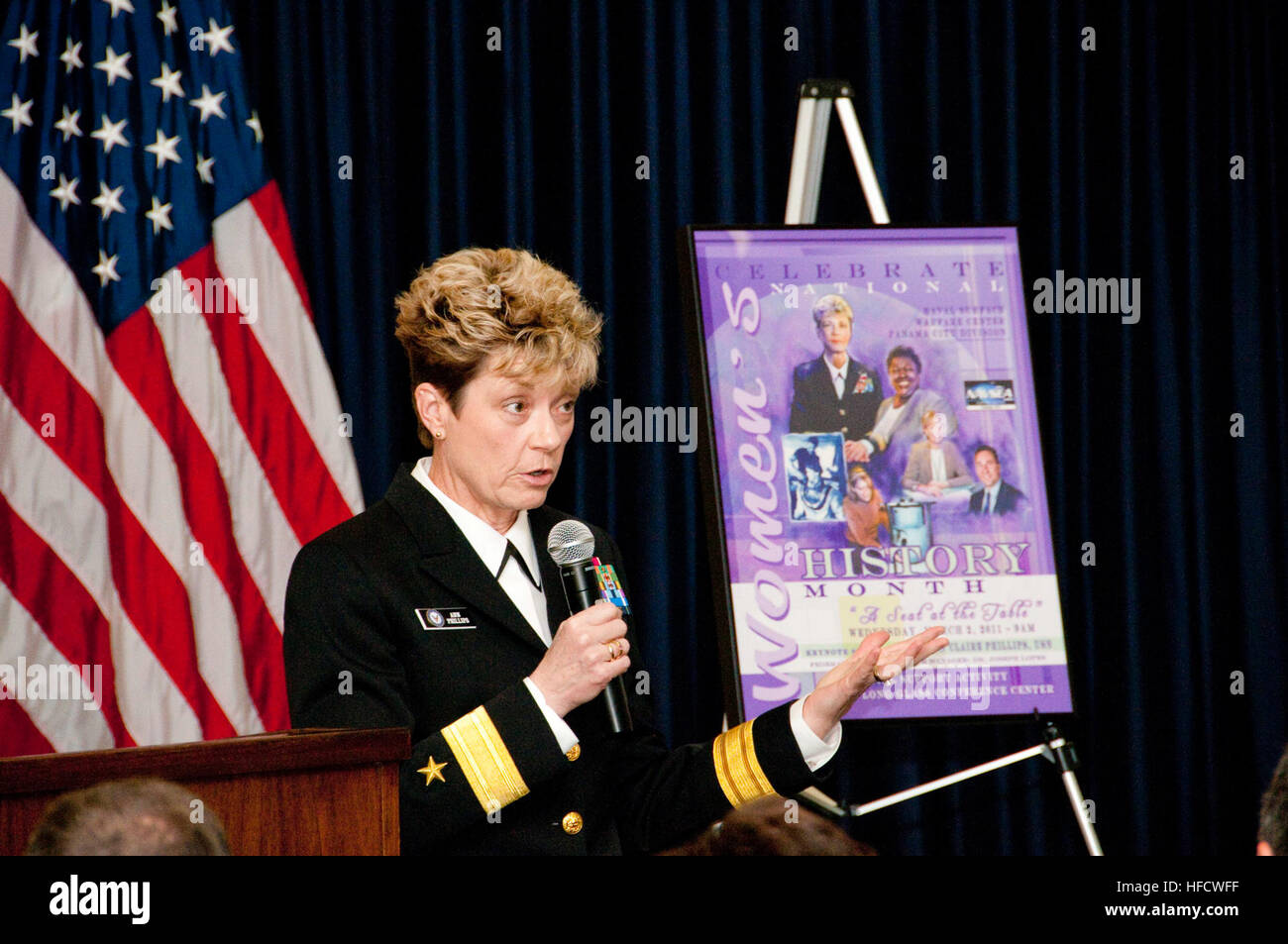 Rear Adm. Ann Phillips, deputy director for Surface Warfare, Chief of ...