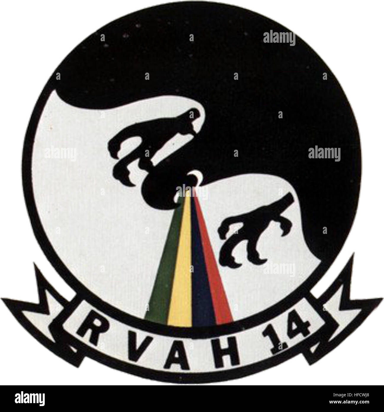 Reconnaissance Heavy Attack Squadron 14 (US Navy) insignia c1973 Stock ...