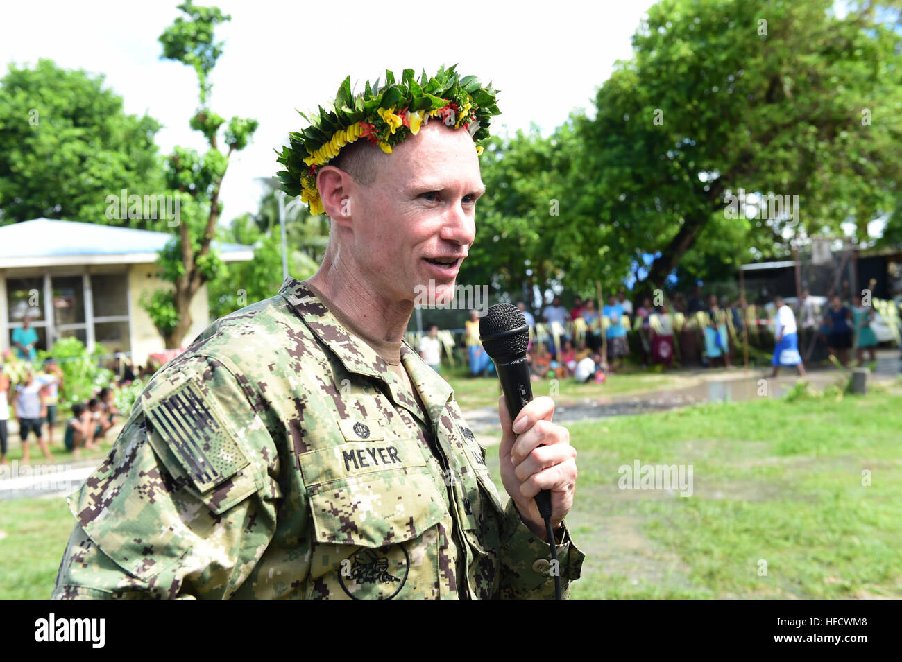TARAWA, Kiribati (June 17, 2015) - Commodore, Task Force Forager Capt ...