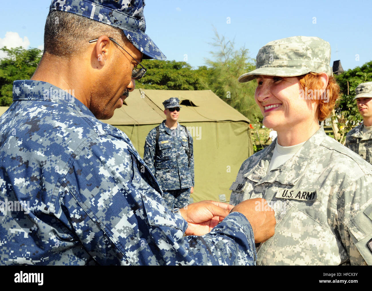 Capt. Jesse A. Wilson, mission commander of Pacific Partnership 2011 ...