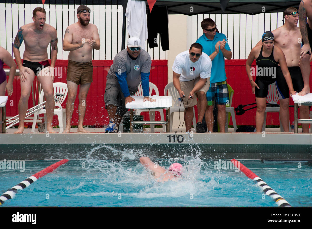 Retired U.S. Navy Logistics Specialist 2nd Class Patrick Blair, left ...