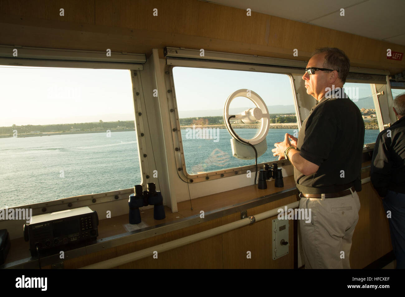 The U.S. government-owned roll-on/roll-off ship MV Cape Ray enters ...