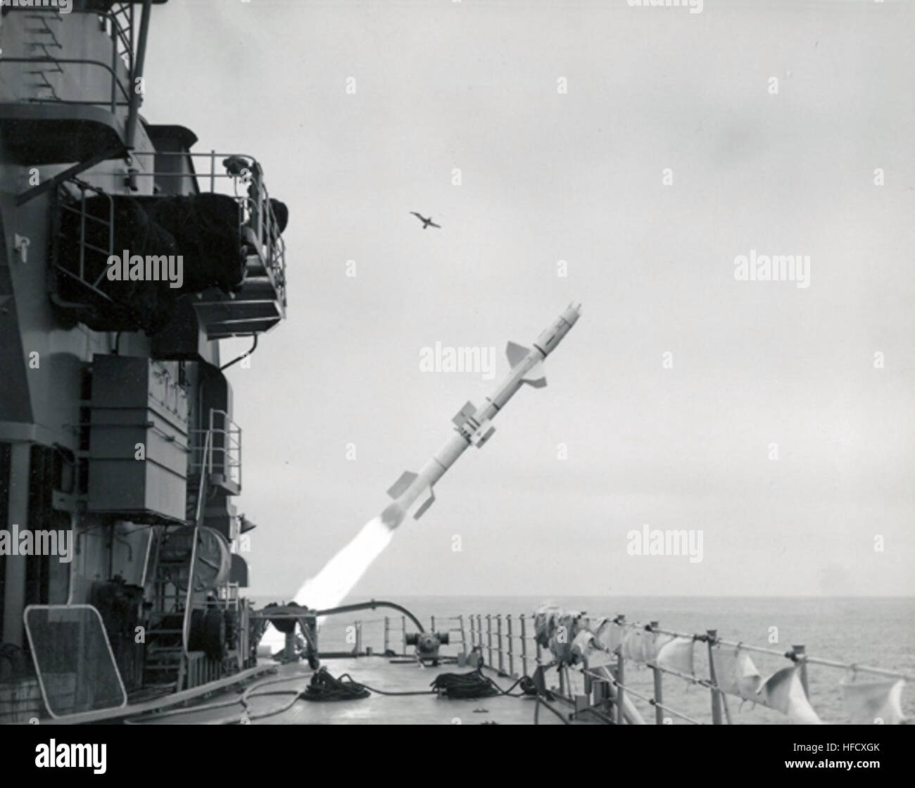 RIM-8 Talos launch from CLG-5 1961 Stock Photo - Alamy