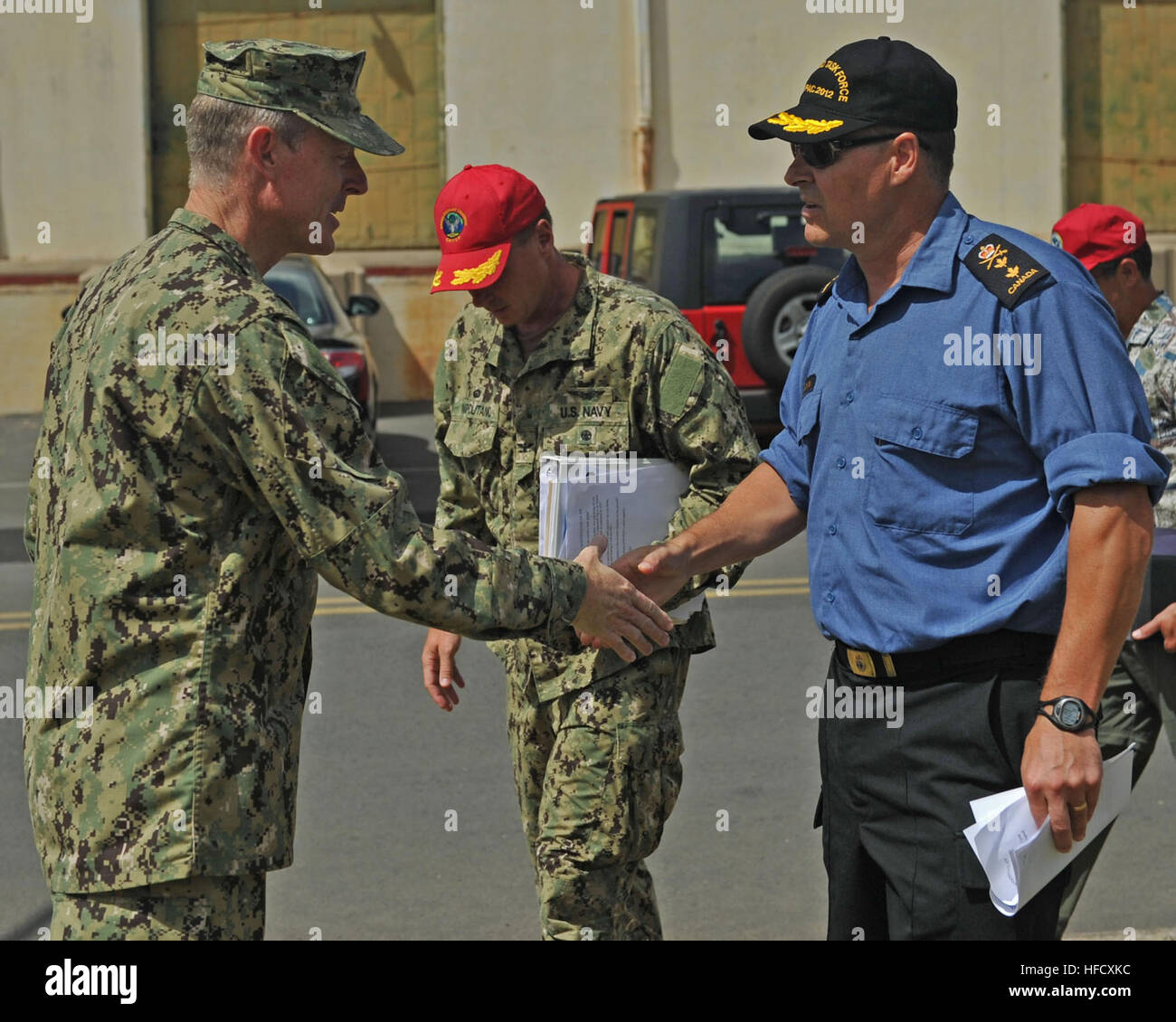 Commodore Eric Moss, Commander Maritime Expeditionary Security Group 1 ...