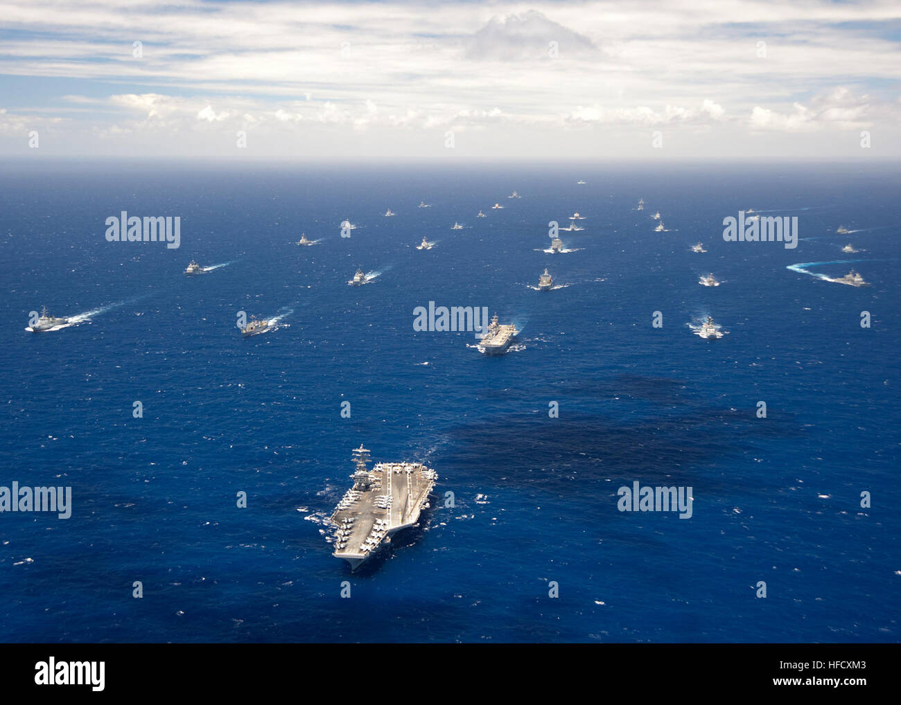 Ships and submarines participating in Rim of the Pacific (RIMPAC ...