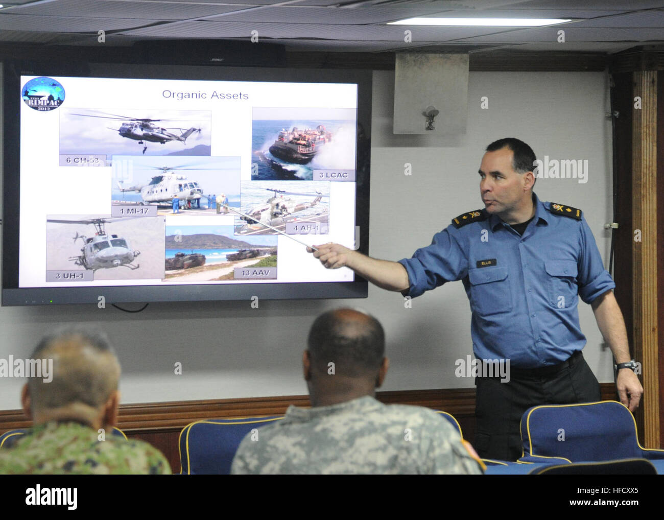 Commodore Peter Ellis, Royal Canadian Navy briefs distinguished ...