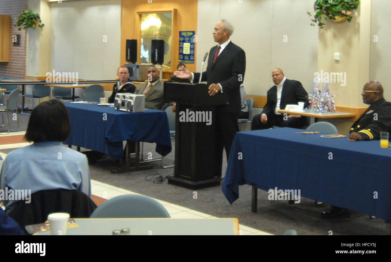 Roger Brown speaks during the Martin Luther King Jr. memorial breakfast ...